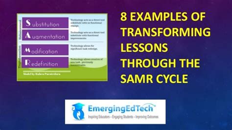 8 Examples Of Transforming Lessons Through The Samr Model