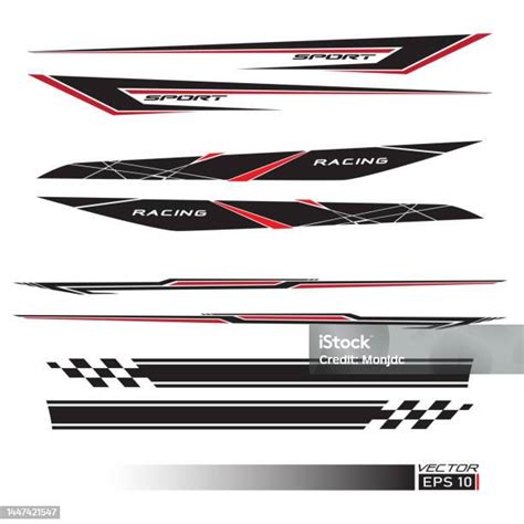 사이드 차체 벡터 스트라이프 데칼 차량 벡터 데칼 줄무늬 두 부분 V220221207 차에 대한 스톡 벡터 아트 및 기타 이미지 차 데칼 줄무늬 Istock