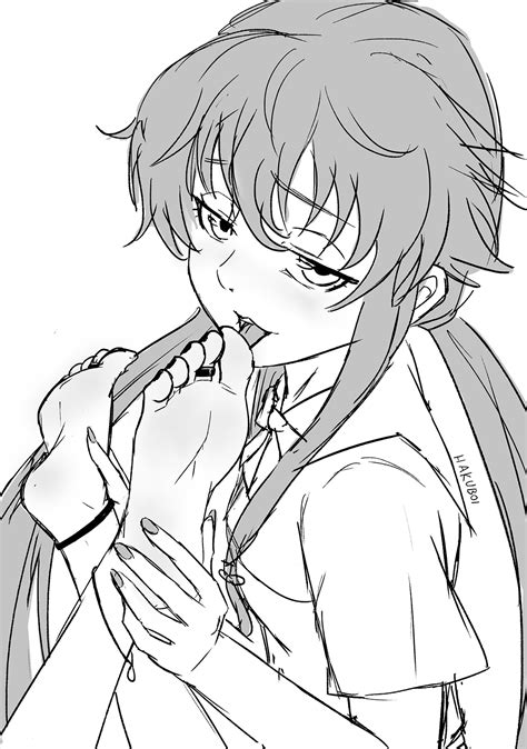Yuno Foot Licking By Hentaizeichner Hentai Foundry