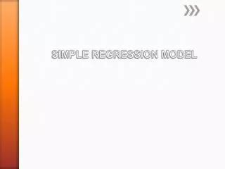 PPT The Simple Regression Model PowerPoint Presentation Free Download ID 502177