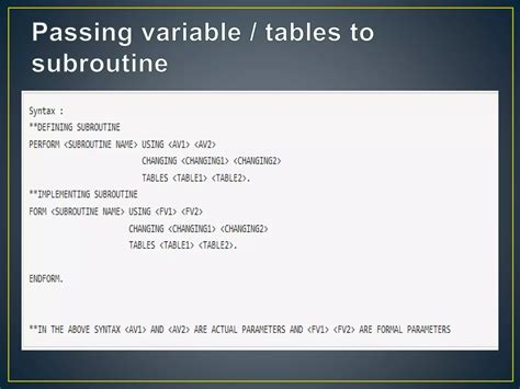 Sap Modularization Techniques Pptx Programming Languages Computing