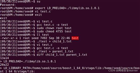 Environment Variable And Set Uid Program Lab环境变量与 Set Uid 实验 Csdn博客