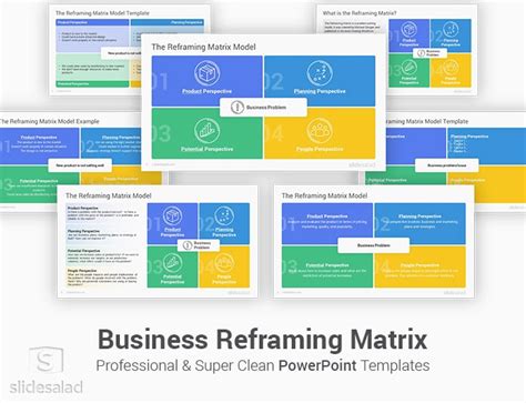 Business Reframing Matrix Powerpoint Template Slidesalad