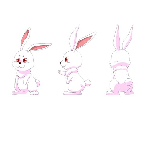 嫦娥奔月中秋节手绘卡通兔子玉兔