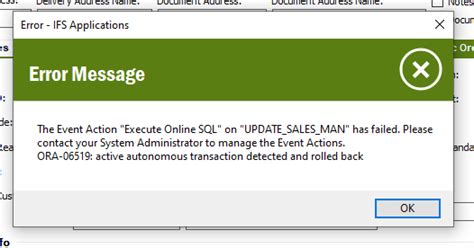 Update Custom Field Using Event Ifs Community