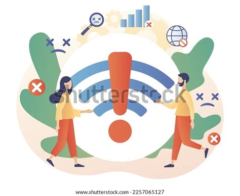 No Internet Connection No Signal Network Stock Vector Royalty Free 2257065127 Shutterstock