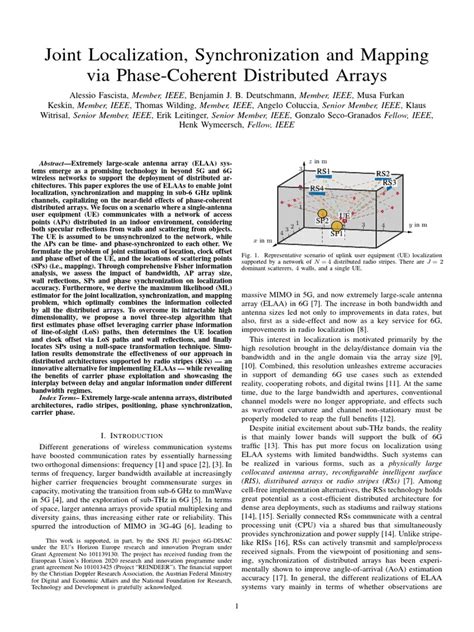 Joint Localization Synchronization And Mapping Via Pdf