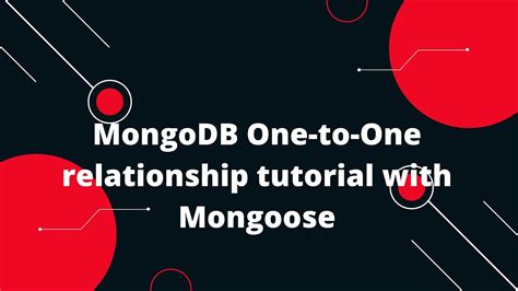Mongodb One To One Relationship Tutorial With Mongoose Nodejs Tutorial