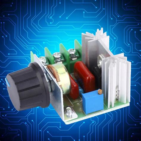 2Pcs AC Motor Speed Control Module PWM Adjustable Dimmer Speed Voltage Regulator 2000W Daraz Pk