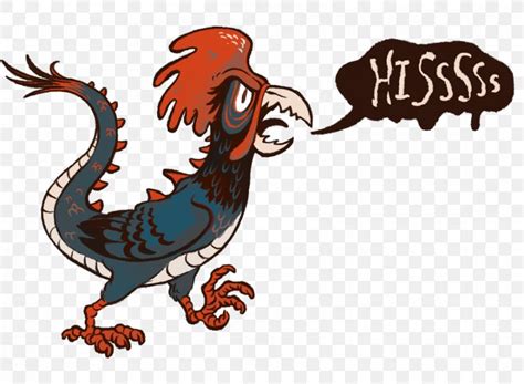 Rooster Cockatrice Chicken Legendary Creature Basilisk PNG 900x660px