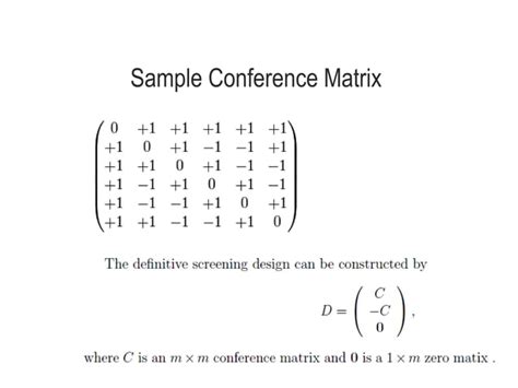 Everything You Wanted To Know About Definitive Screening Designs Pdf Physics Science