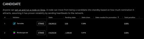 Candidate Validators Showing Null Stake Needed For Promotion · Issue 3683 · Vegaprotocol