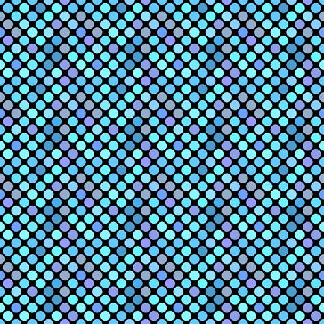 Blue Seamless Circle Pattern Background Abstract Vector Graphic
