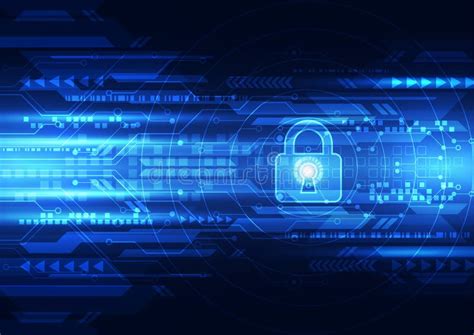 Security Background Stock Illustration Illustration Of Electronic 21551377