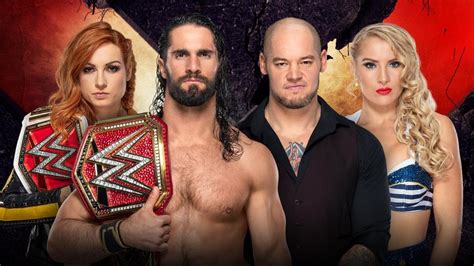 Wwe Extreme Rules Seth Rollins And Becky Lynch Vs Corbin And Evans