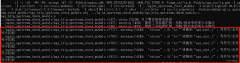 Ngxupstreamcheckmodule Nmake编译nginx并添加心跳检测模块常见问题nginx Check报错