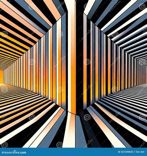 ponzo illusion two identical lines appear different lengths du stock