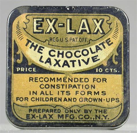 Ex Lax The Chocolate Laxative Smithsonian Institution