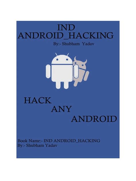 Ind Android Hacking By Shubham Yadav Pdf Command Line Interface Library Computing
