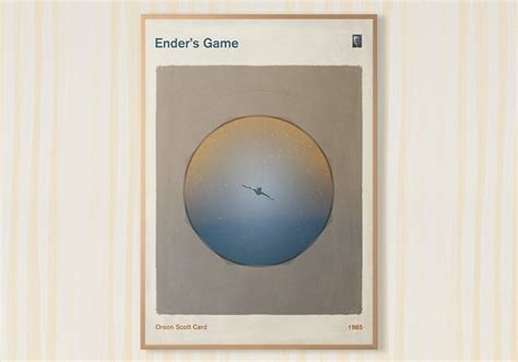 Enders Game Literary Book Cover Art Poster Large Book Lover T