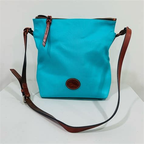 Dooney And Bourke Bags Dooney Bourke Nylon Leather Blue Crossbody