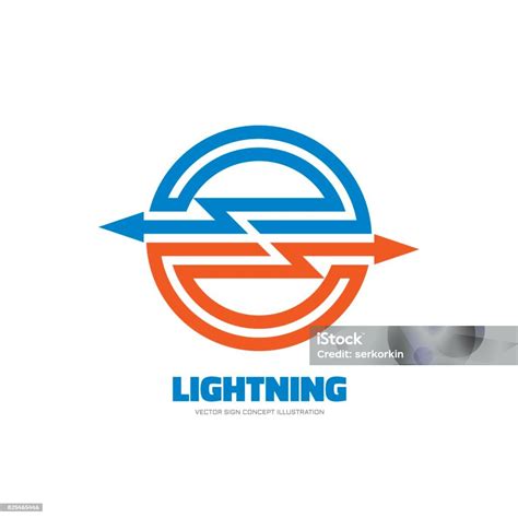 번개벡터 아이콘 개념 그림 현대 기술 기호입니다 원과 초록 화살표 모양입니다 2 개의 색깔된 디자인 요소입니다 0명에 대한 스톡 벡터 아트 및 기타 이미지 Istock