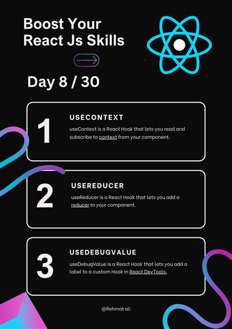 rehmat ali on linkedin reactjs 30daysofreact reacthooks