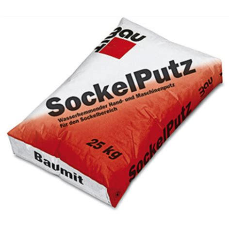 Bauhaus България Циментова мазилка за цокъл Baumit