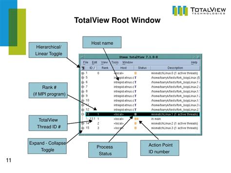 Ppt Debugging With The Totalview Source Code Debugger Powerpoint