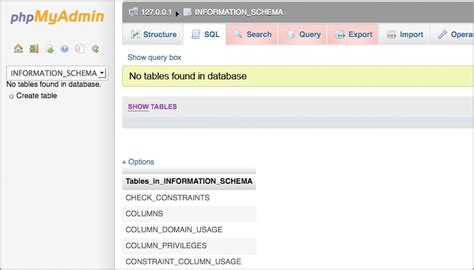 Solution For No Tables Found In Database Mysql Error In Phpmyadmin