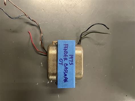 1975 Schumacher Fender Bassman Output Transformer Reverb