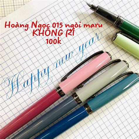 Hoang Ngoc Pen T015 Maru Nib Dark Stainless Shopee Singapore
