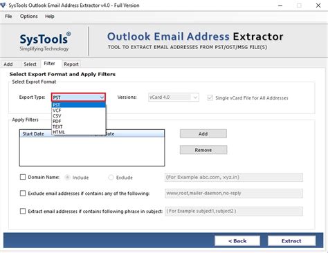 Extract All Email Addresses From Microsoft Outlook