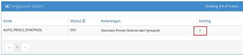 Panduan Cara Non Aktifkan Auto Proses Syncpool Beecloud