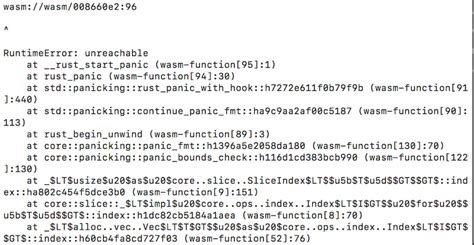 Consoleerrorpanichook — Webassembly In Rust Librs