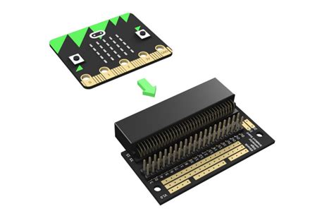Edge Connector Breakout Board For Bbc Micro Bit Assembled Kiwi Electronics