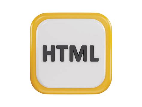 Html Programing Icon 3d Rendering Vector Illustration 22192438 Vector
