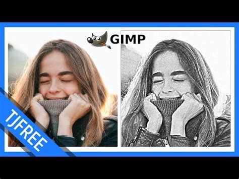 Convert Photo To Pencil Sketch Effect Using Gimp YouTube Photo To Pencil Sketch Gimp