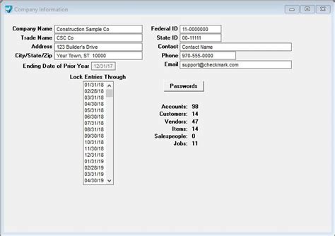 Checkmark Multiledger Affordable Desktop Accounting Software
