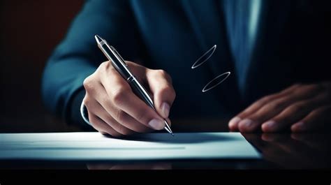 Premium Photo Contract And Documentation For A Business Deal Signed