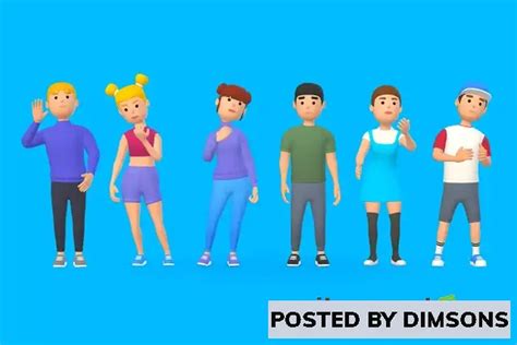 Unity 3d Models Hyper Casual Characters Vol 1 V10 Download 3d