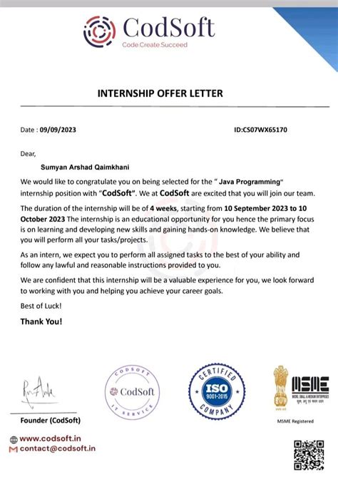 Sumyan Khan Muhammad Arshad On Linkedin Codsoft Internshipjourney