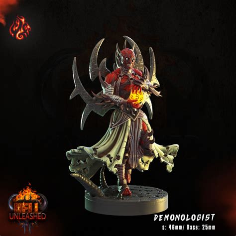 3d Printable Demonologist By Crippled God Foundry