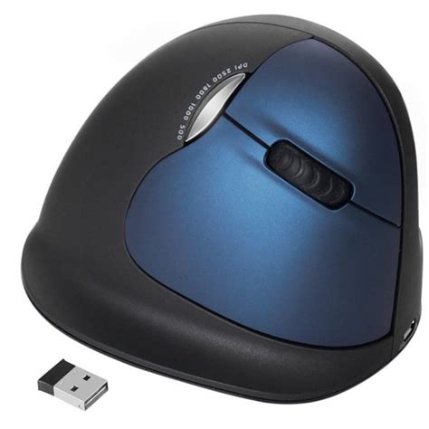 Mouse Vertical Sem Fio Comanro Human Ergonomic Ev Mouse Small Waz