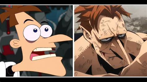 Doofenshmirtz And Perry In My Hero Academia Youtube