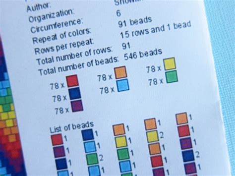 How To Read A Bead Crochet Pattern Shiny Happy World