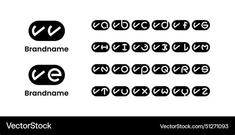 Letter Va Vb Vc Vd Ve Vf Vg Vh Vi Vj Vk Vl Vm Vn Vector Image