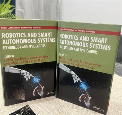 Just Received My Author Copy — Such A Great Feeling To Finally Hold Robotics And Smart