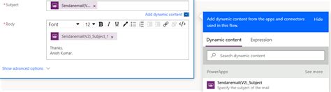 how to trigger flow email on button click in powerapps crmonce