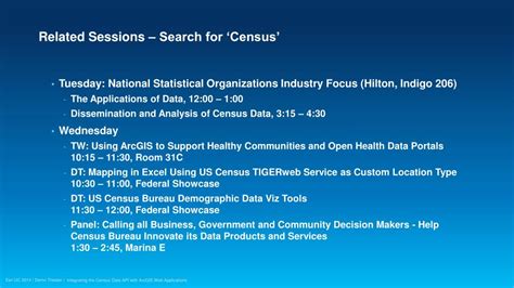 Ppt Integrating The Census Data Api With Arcgis Web Applications